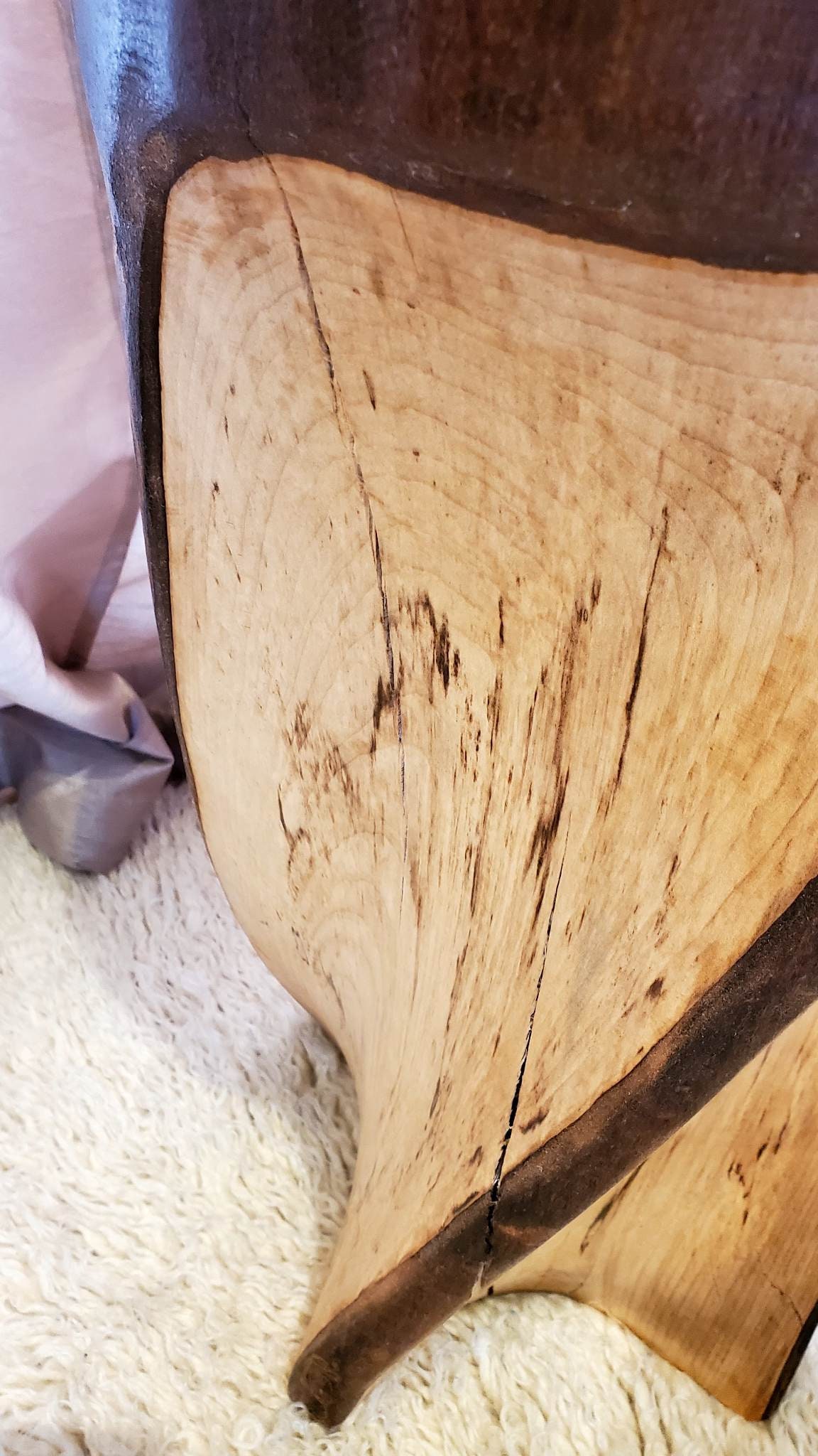 Twisted Log / Handmade / Maple Wood / Tree Stump / Rustic - Etsy