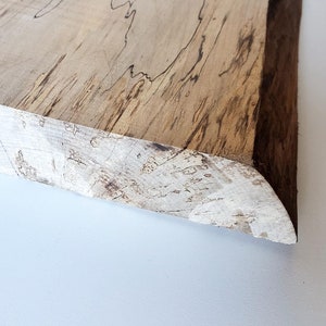 Live Edge Slab / Spalted Maple / Live Edge Wood / Raw and Dry / Plank ...