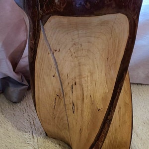 Twisted Log / Handmade / Maple Wood / Tree Stump / Rustic Decor ...