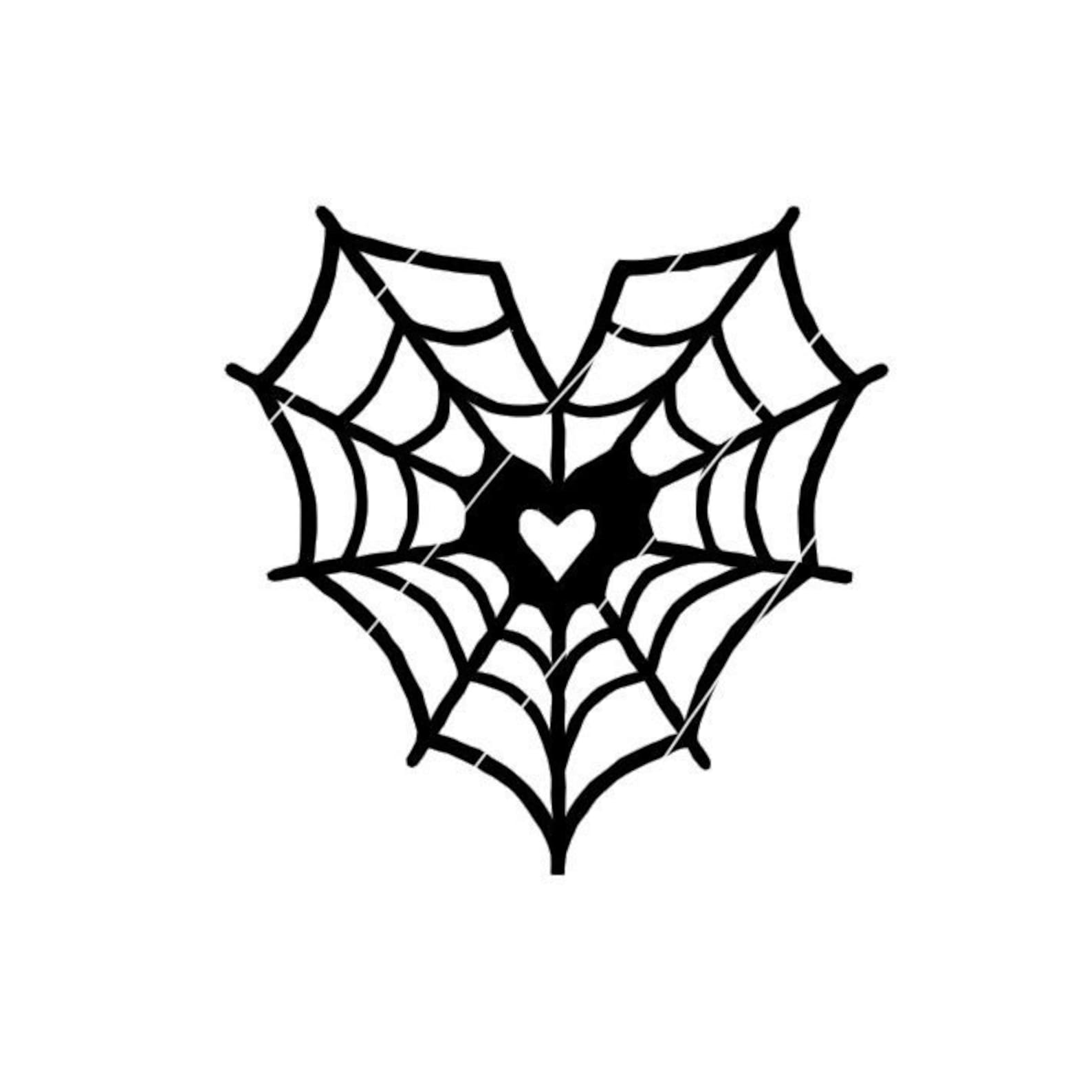Heart Spider Web Valentines Day SVG Cricut Cut File - Silhouette Cut ...