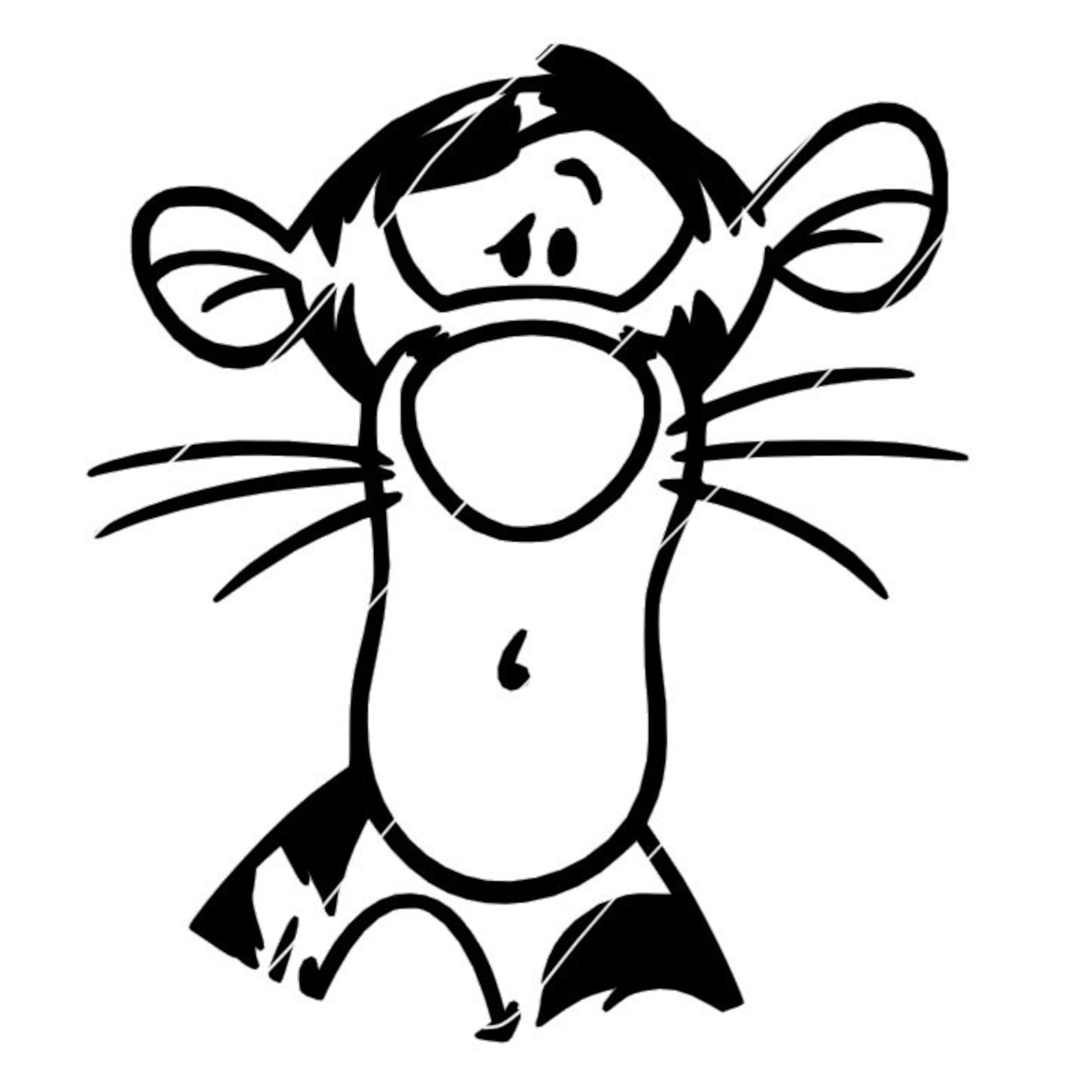 Winnie | the | Pooh | Confused Tigger SVG Cricut Cut File - Silhouette ...