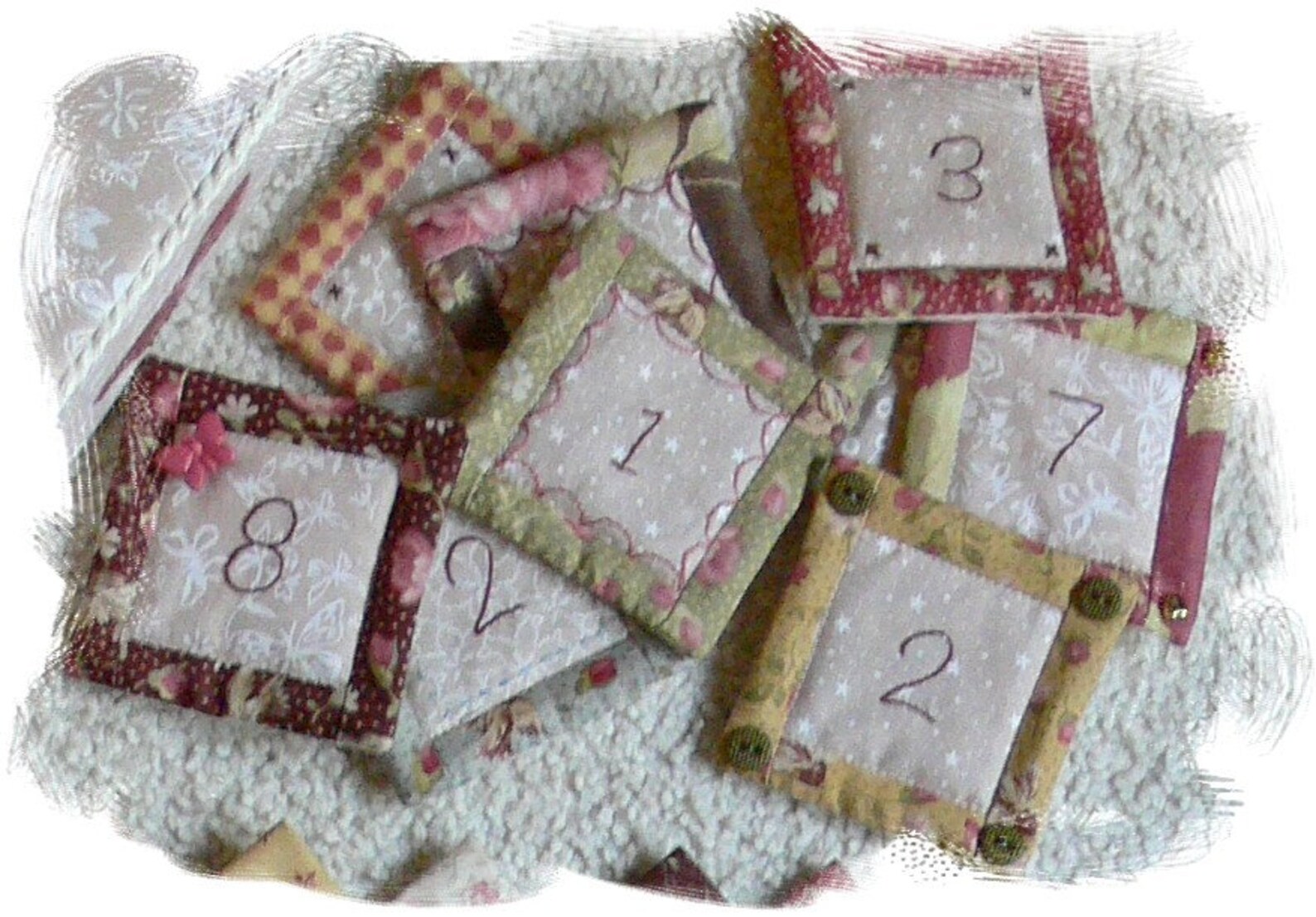 Garden Dreams Perpetual Calendar Appliqued Wall Quilt Pattern - 19 Mini ...