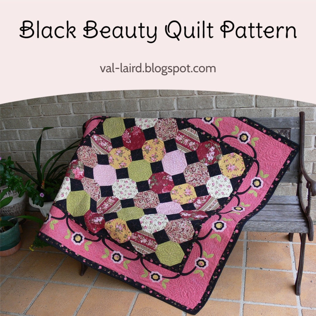 Black Beauty Quilt Pattern - Etsy