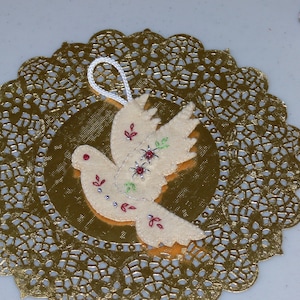 Christmas Dove Felt Ornament Pattern (digital Download) - Etsy