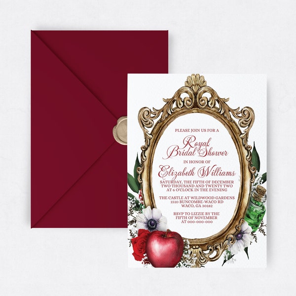 Mirror Invitation - Etsy