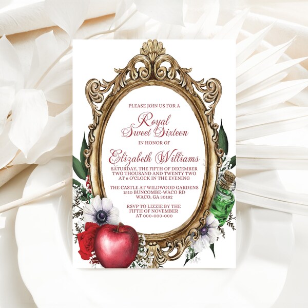 Mirror Invitation - Etsy