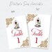 Beauty and the Beast Table Numbers, Editable Template, Enchanted Rose ...