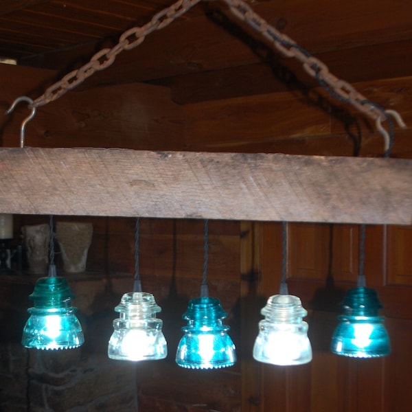 Rustic Light Fixture - Etsy
