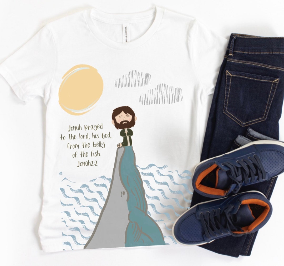 Jonah and the Whale, Kids Tshirt, Boys Tshirt, Kids Apparel, Catholic ...