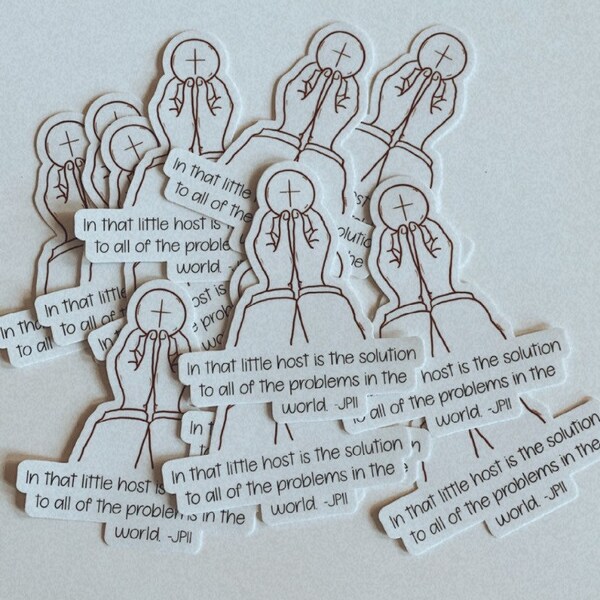 Catholic Laptop Stickers - Etsy