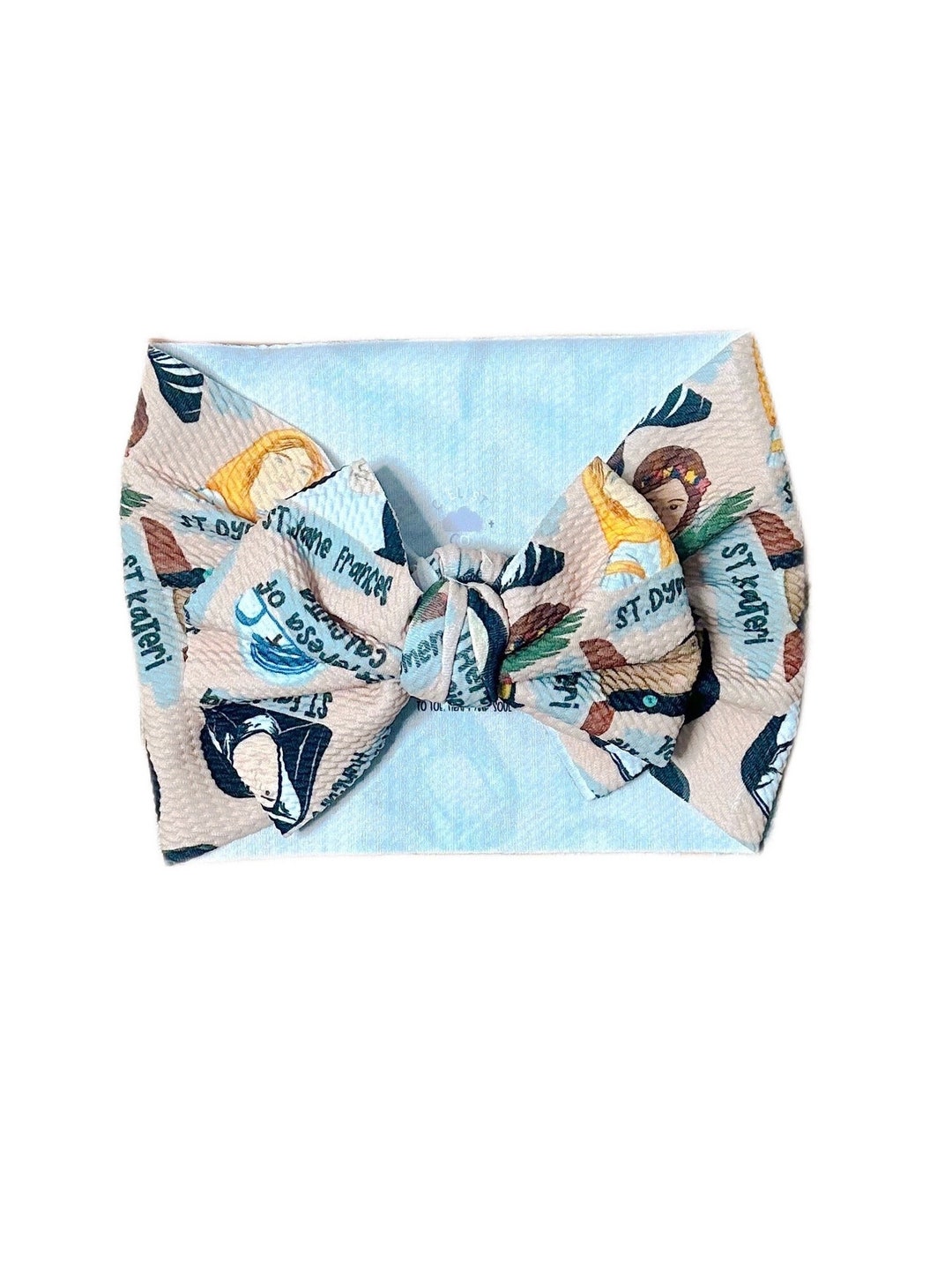 Catholic Saints Baby Headband: Soft & Stretchy Hair Accessory - Etsy