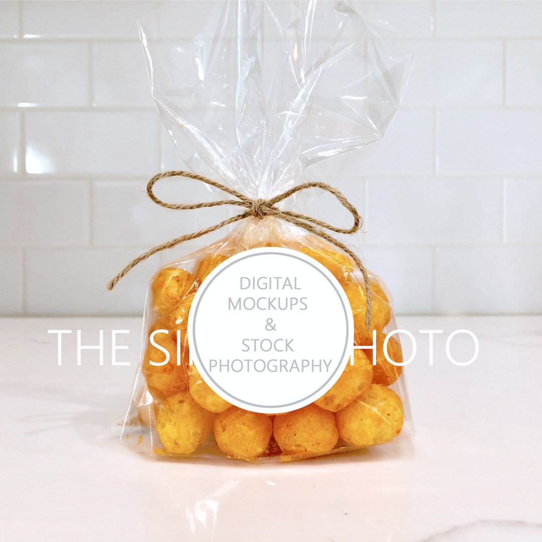 Halloween Treat Bag Sticker Label Sticker Mockup Halloween Candy Label ...