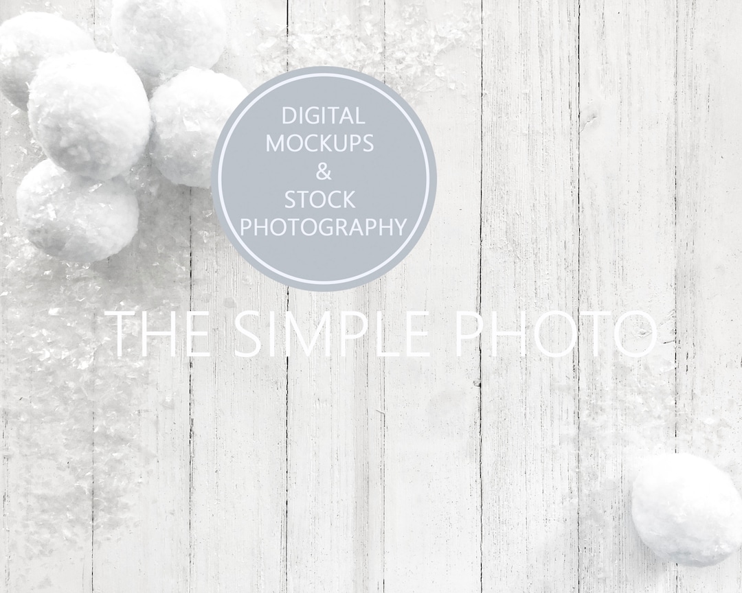 Snowball Stock Photo Background, Snowball Photo Mockup, White ...