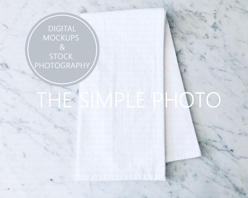 Blank Towel Mockup, Kitchen Towel Photo, Kitchen Towel Mockup, Towel ...