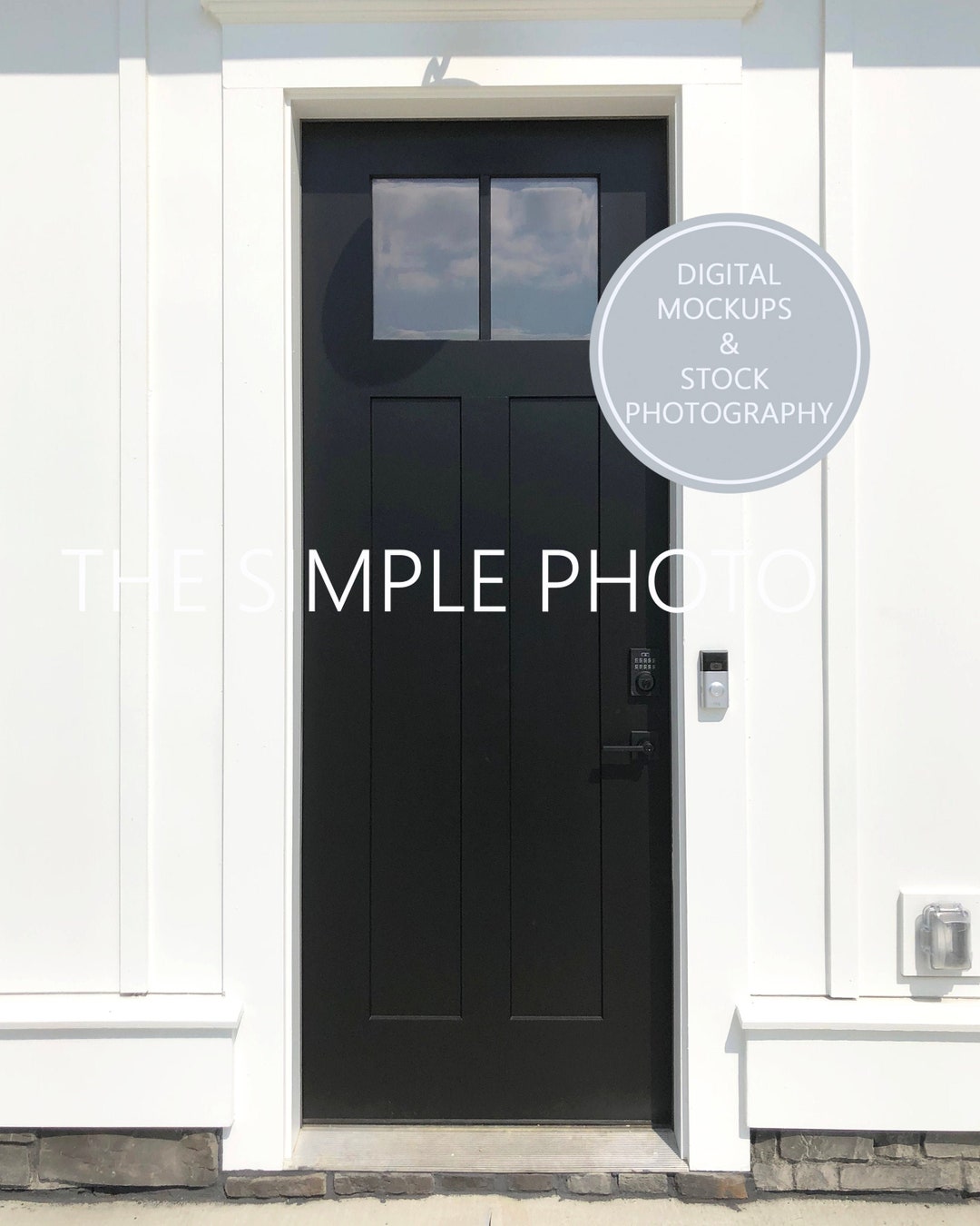 Farmhouse Door Mockup, Blank Door Photo, Plain Exterior Door, Blank ...