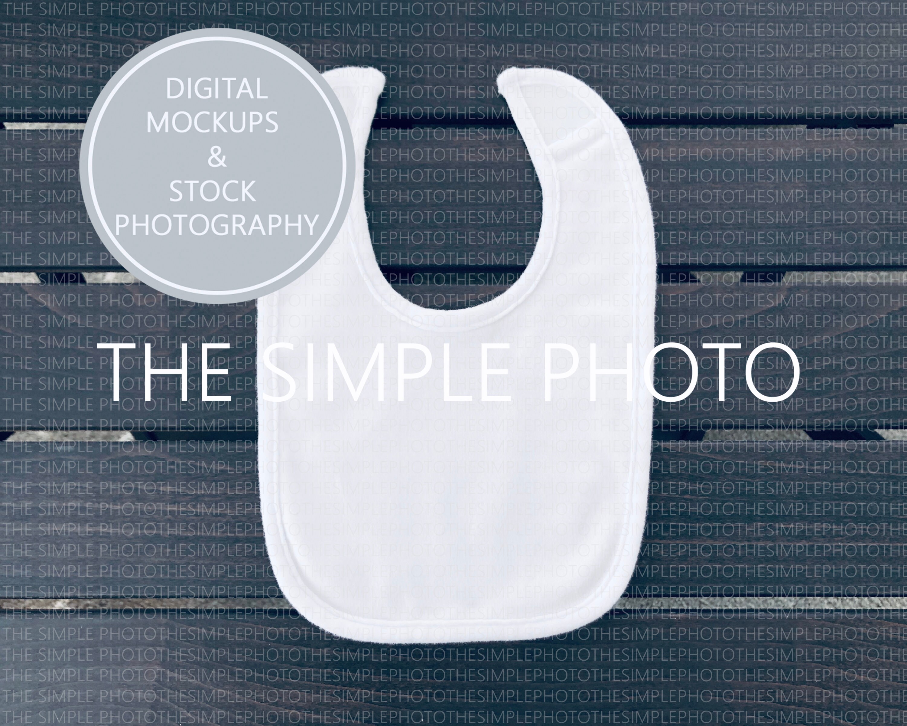 White Bib Mockup Blank Baby Bib Infant Mockups Baby | Etsy