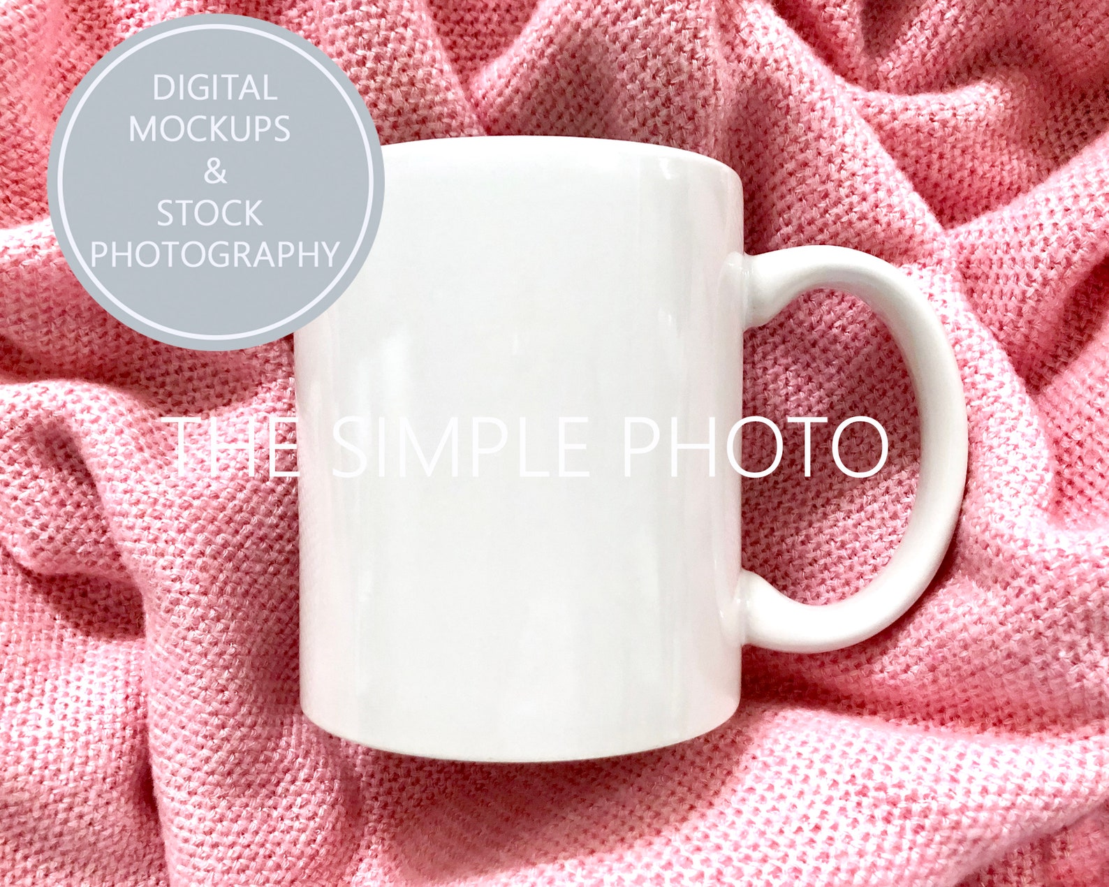 Pink Mug Mockup, Styled Mug, Valentines Mockup, Blank Coffee Mug ...