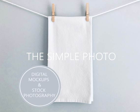 Blank Towel Mockup Photo of Towel Towel Stock Photo Styled | Etsy UK