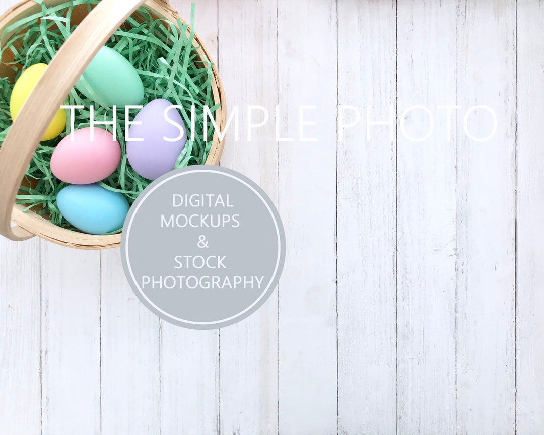 Easter Stock Photo, Easter Photo Mockup, Easter Background, Blank ...