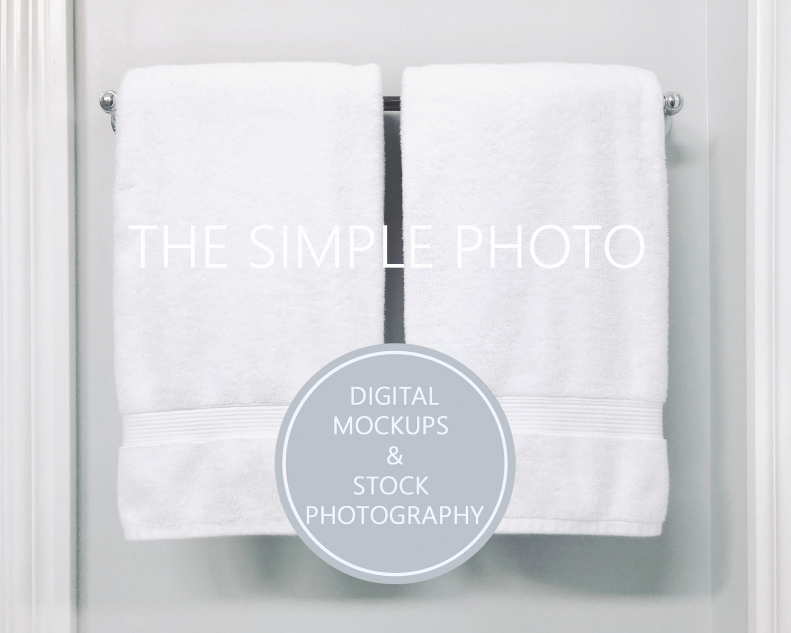 Bath Towel Mockup Blank Towels Towel Photograph Bathroom - Etsy