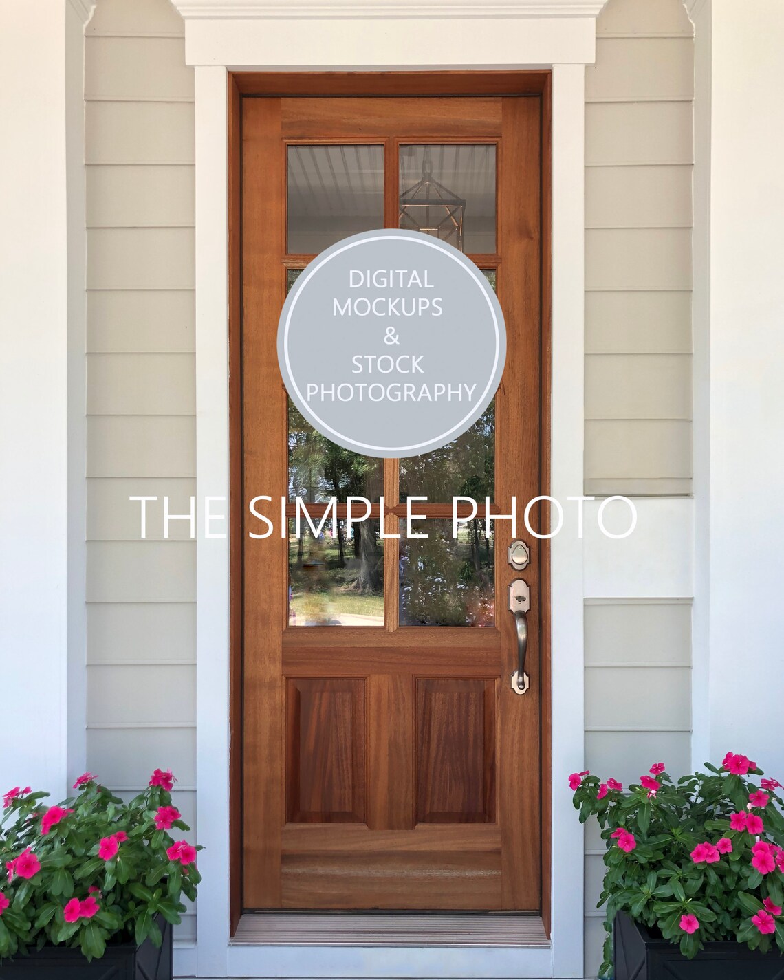 Wood Door Mockup, Blank Door Photo, Plain Exterior Door, Blank Wood ...