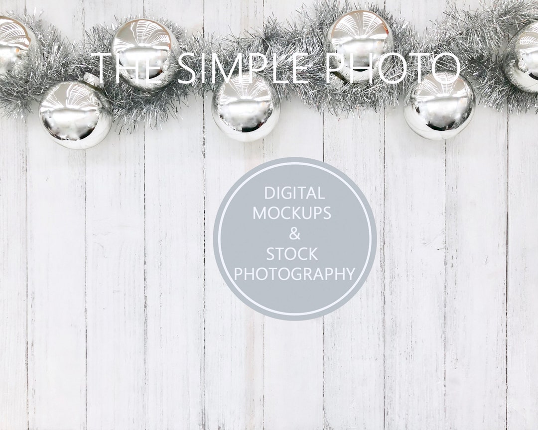Christmas Background, Christmas Sign Mockup, Winter Background, Blank ...