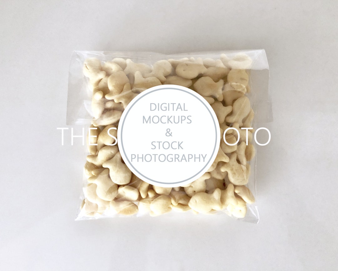 Round Label Mockup Treat Bag Label Mockup Gift Bag Mockup Baby Shower ...