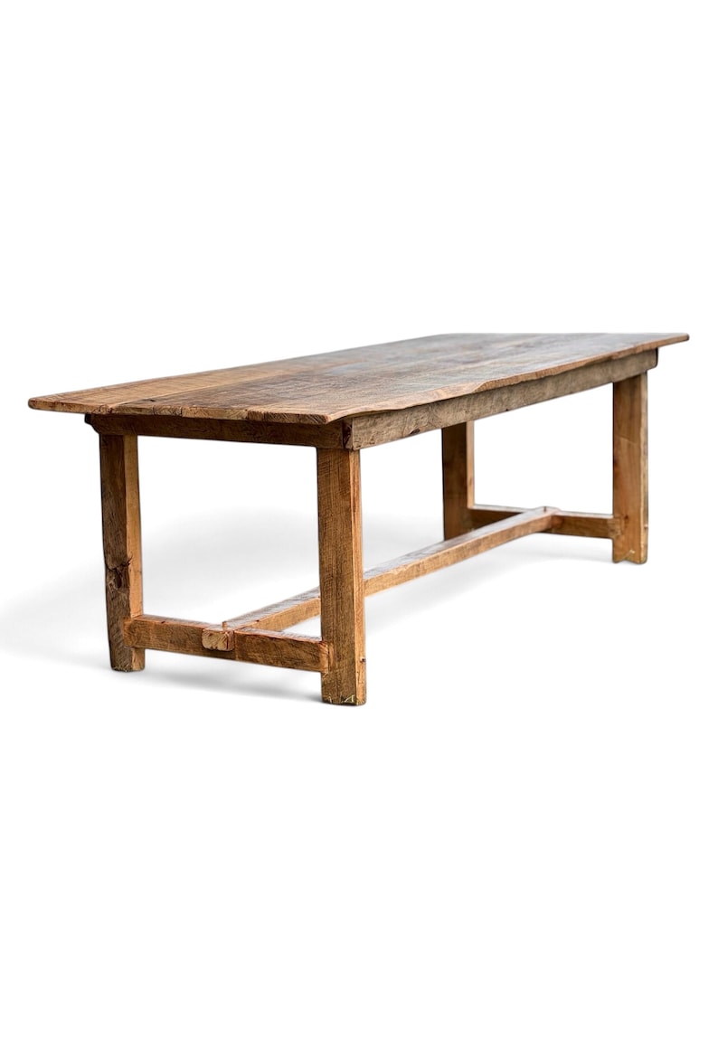 Custom French Farmhouse Dining Table of Reclaimed Antique Barn Wood - Etsy