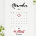 November 2023 Custom PREGNANCY ANNOUNCEMENT Calendar, Social Media Baby ...