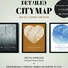Custom MAP, Custom City Map, Personalized Map Print, Travel Map Gift ...