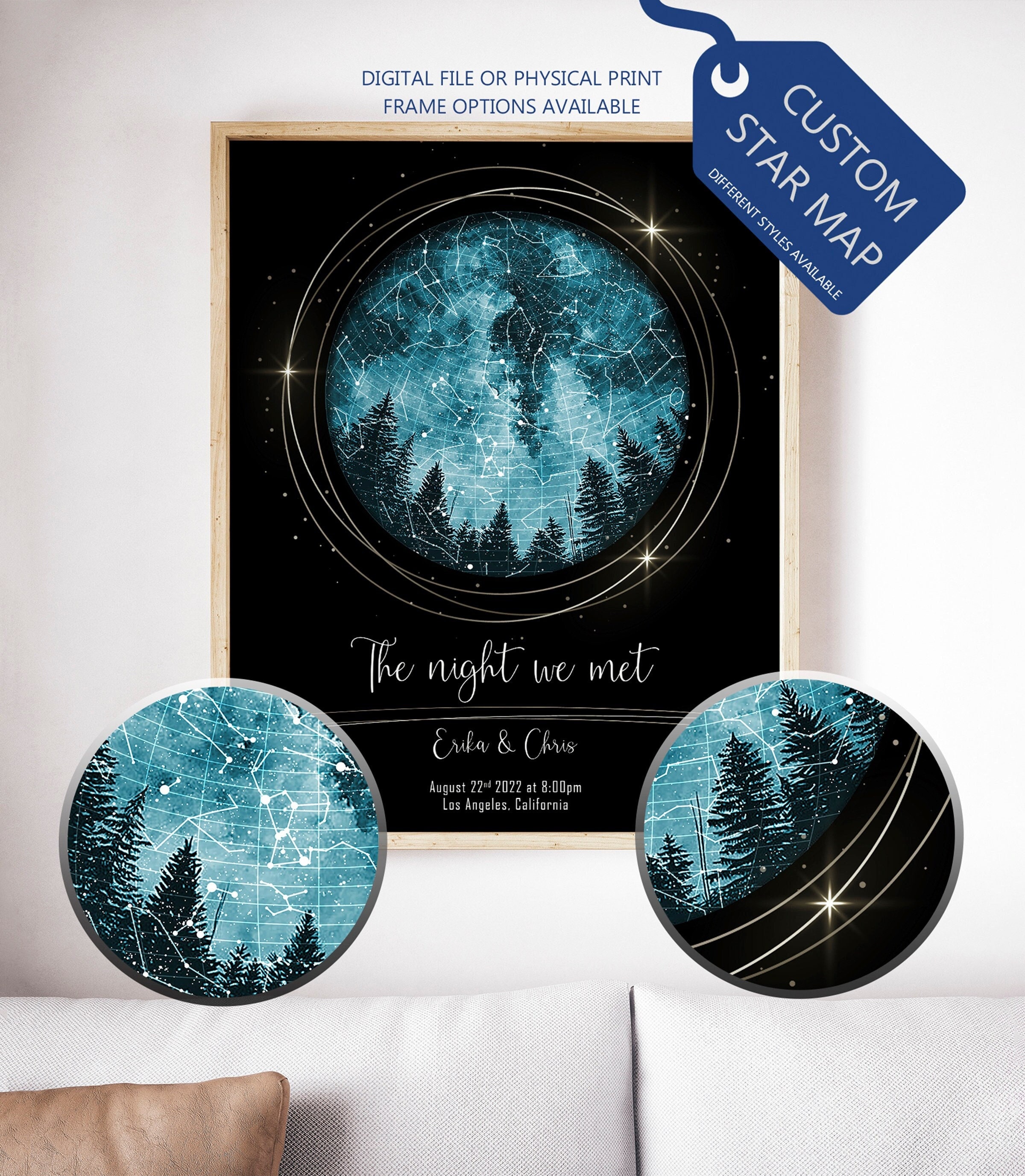 Current Night Sky Map Printable