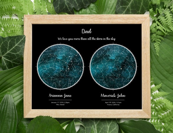 2 3 4 Custom Star Map by Date and Location Unique Gift for | Etsy