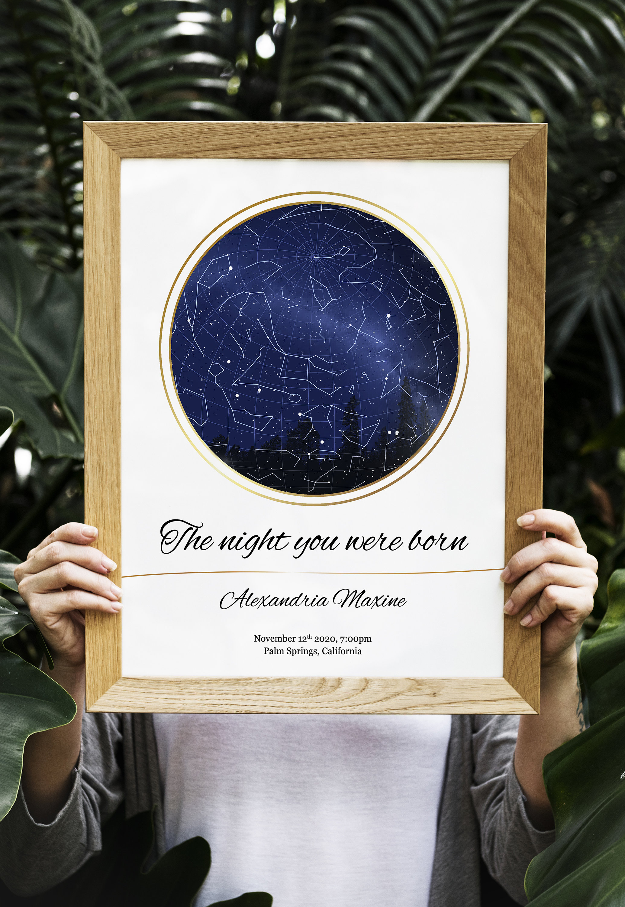 Personalized STAR MAP Anniversary Gift Custom Night Sky Print | Etsy