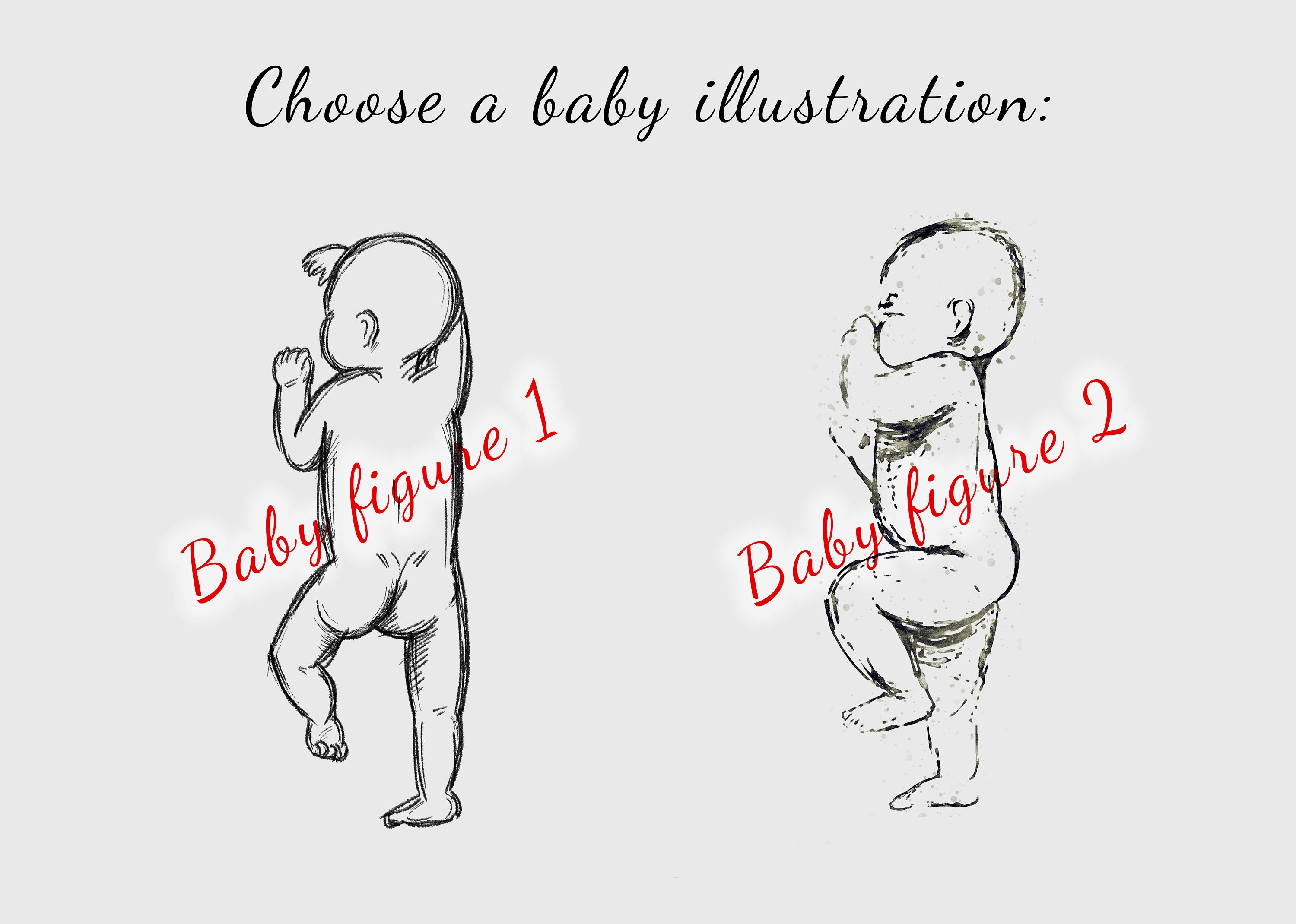 THE BIRTH POSTER in Scale 1:1 Baby Sketch Custom Made - Etsy