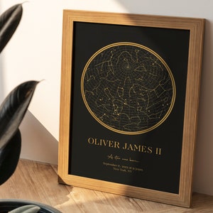 Digital Custom Star Map Personalized Anniversary Gift Night - Etsy