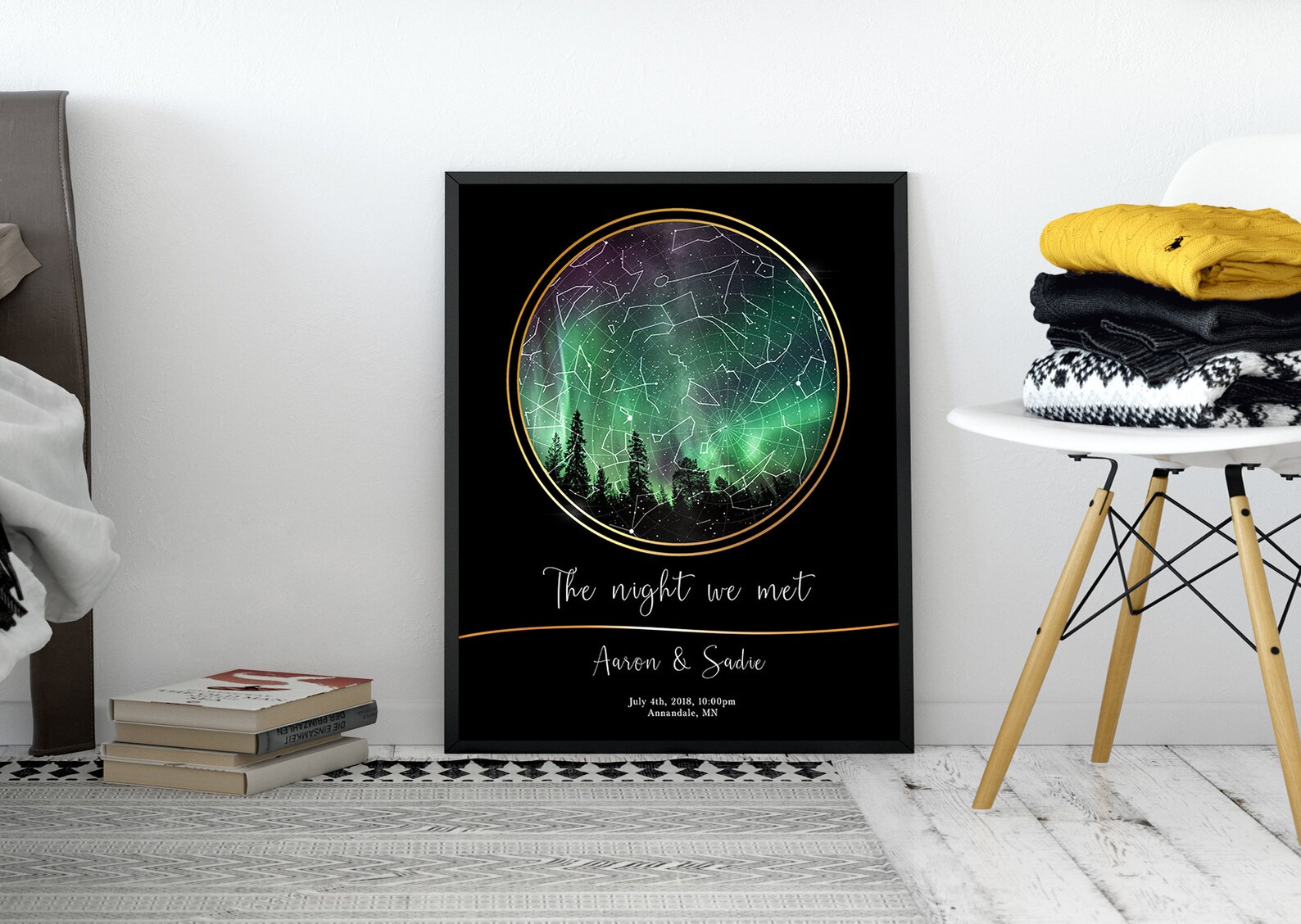 Star Map Personalized Gift for Wedding Anniversary Engagement - Etsy