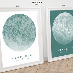 Custom MAP, Custom City Map, Personalized Map Print, Travel Map Gift ...