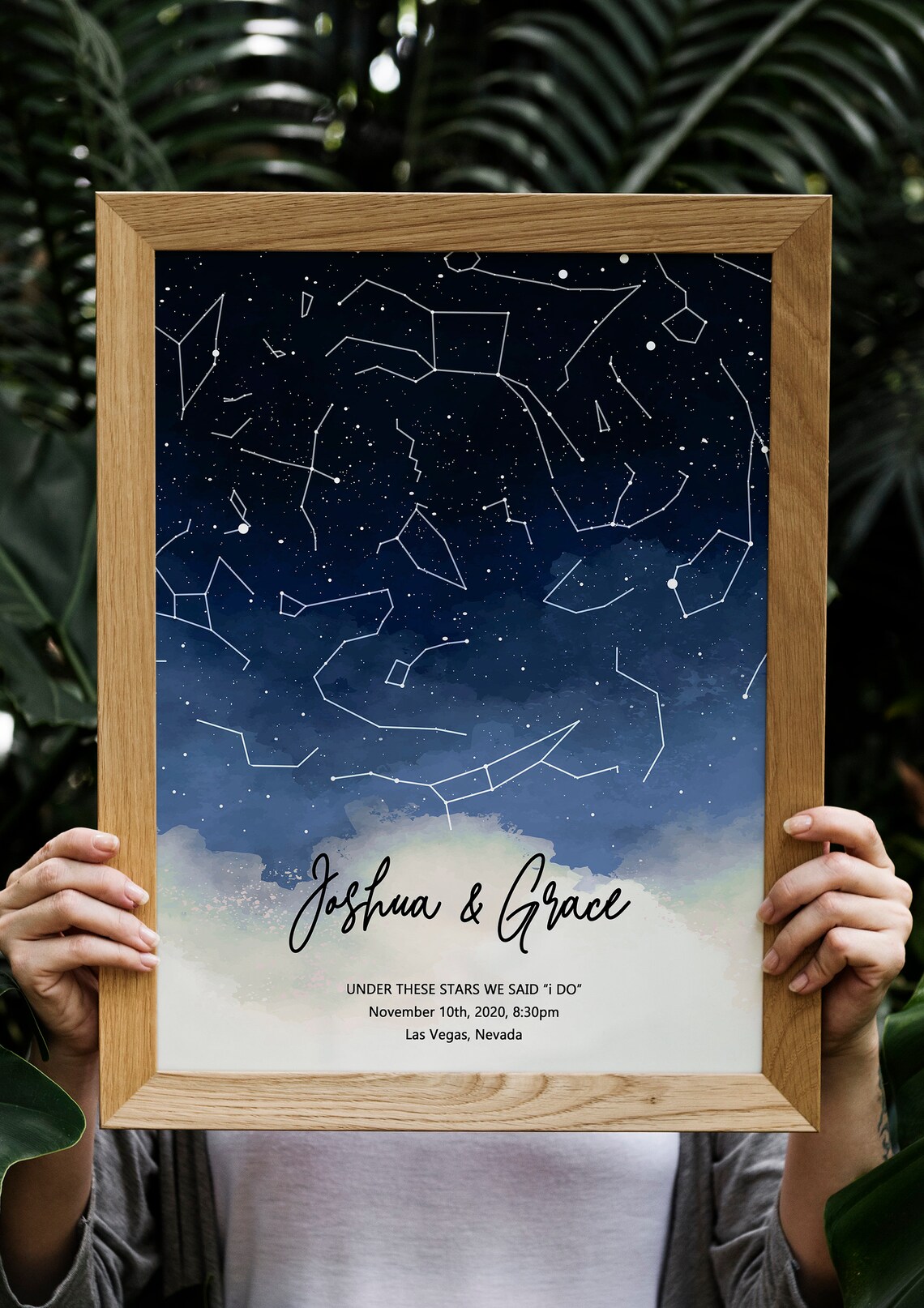 Star Map Custom Star Map Night Sky Print Personalized Sky | Etsy