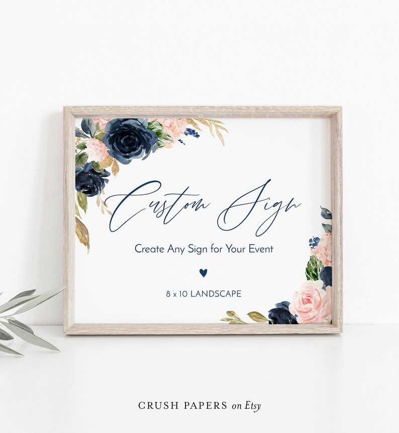 Plantilla de letrero personalizada crear cualquier signo para - Etsy España