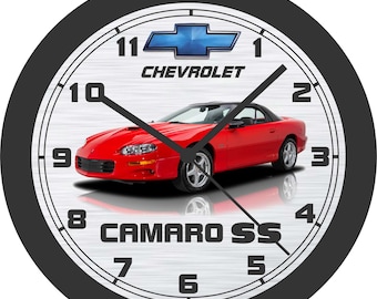 Neon Camaro Clock | Etsy