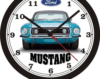 Ford Mustang Wall Clock | Etsy