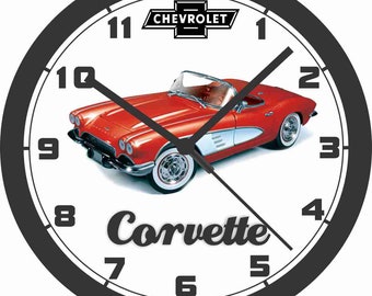 Corvette Wall Clock | Etsy