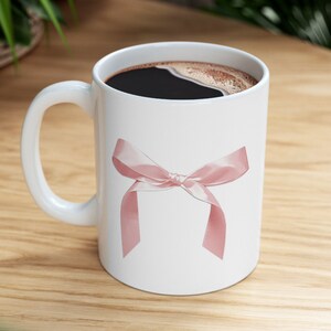 Coquette Room Decor Cute Aesthetic Mugs Pink Room Aesthetic Ribbon Mug ...