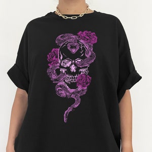 Goth Oversized Tshirt Alt Clothing E Girl Clothing Plus Size Goth Top ...