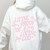 Pink Christian Coquette Hoodie Jesus Loves You Hoodie Christian Hoodie ...