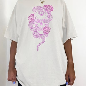 Goth Oversized Tshirt Alt Clothing E Girl Clothing Plus Size Goth Top ...