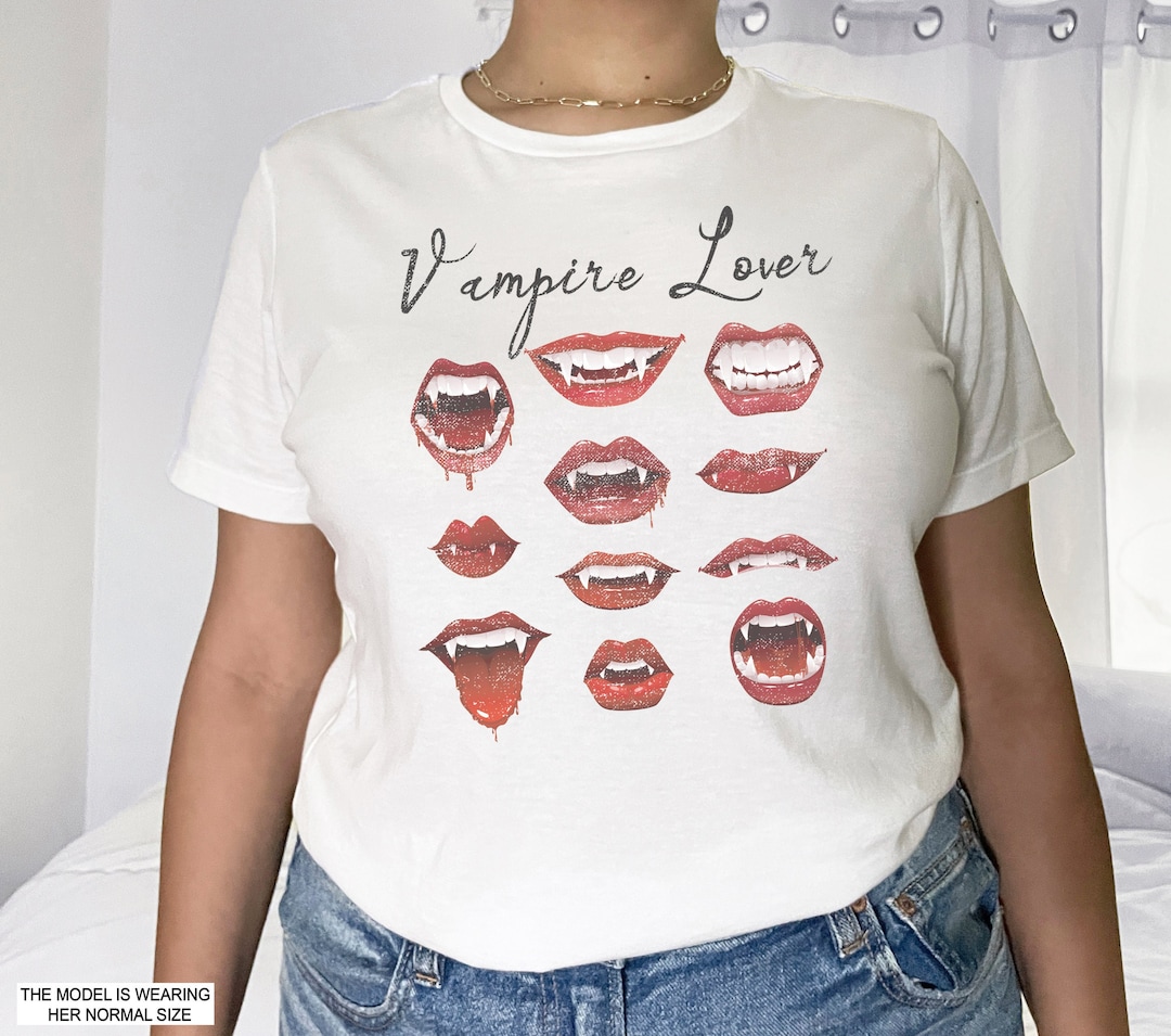 Downtown Girl Aesthetic Clothes Vampire Shirt Vampire Fangs Vampire ...