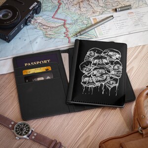 Goth Passport Cover Grunge Passport Holder Edgy Passport Wallet Gothic ...