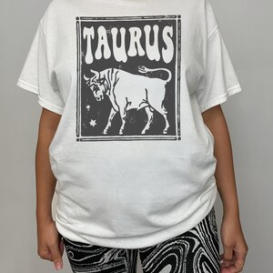 Taurus Shirt Zodiac Tee Taurus Birthday Gift Astrology Clothing Trendy ...