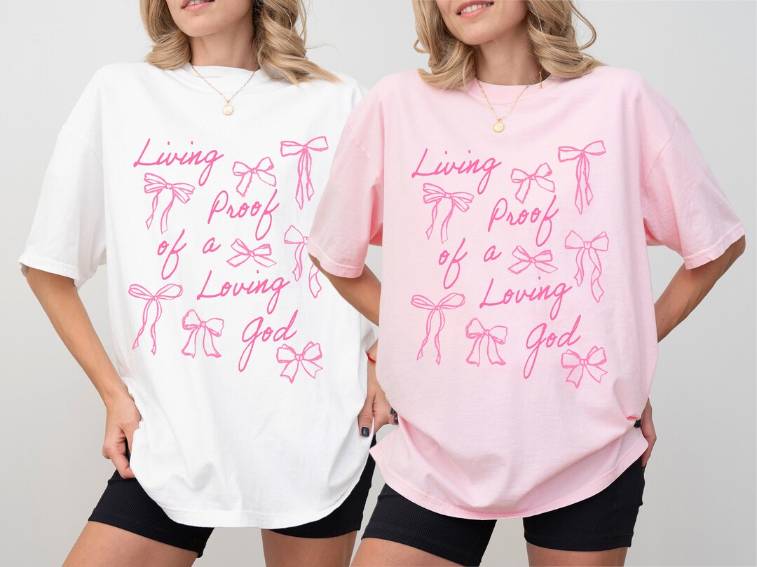 Christian Coquette Tee Pink Jesus Shirt Christian Shirt Oversized Jesus ...